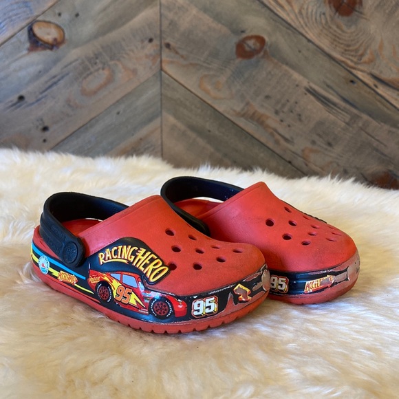 CROCS | Shoes | Mcqueen Light Up Crocs Toddler 7 | Poshmark